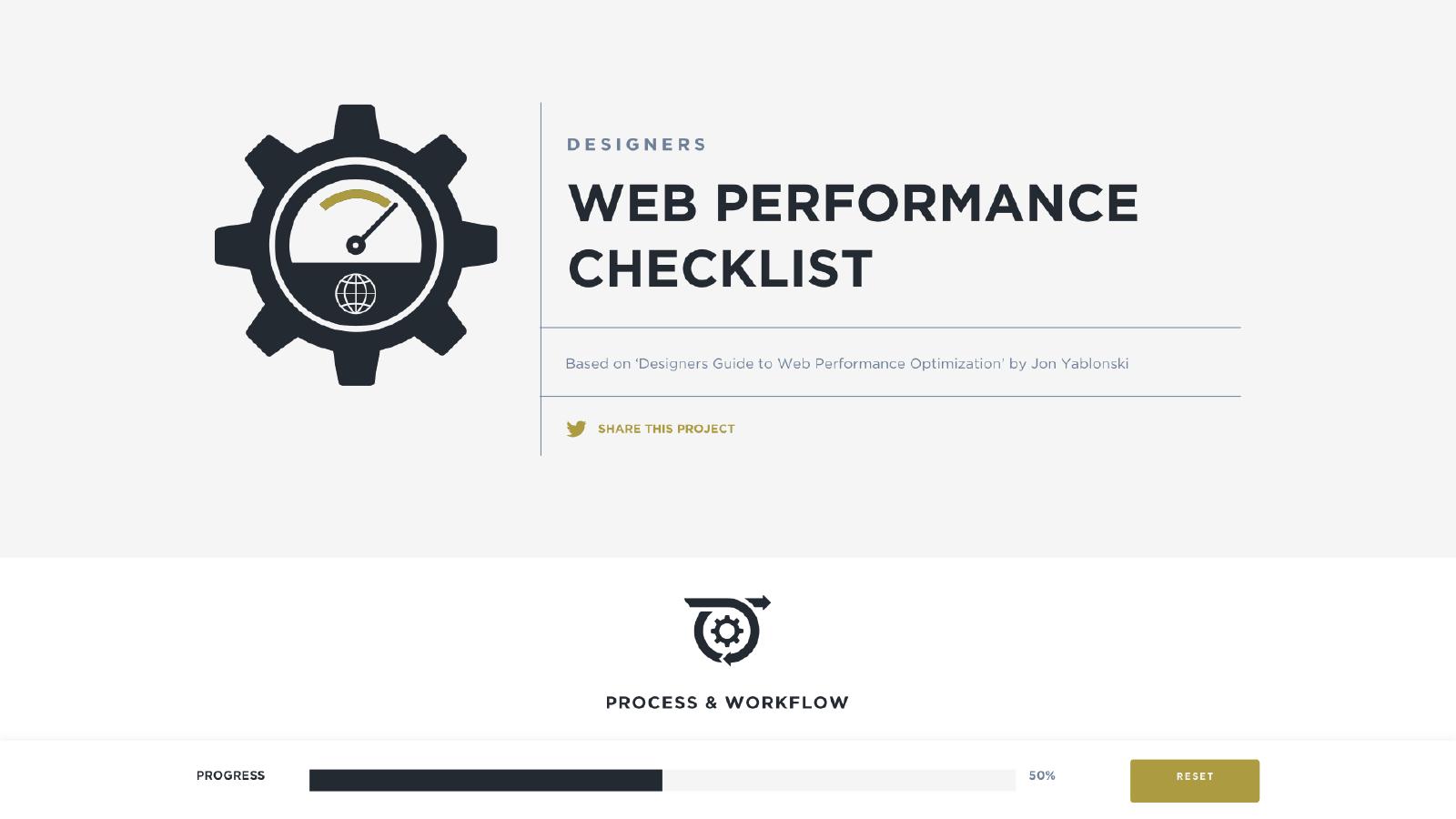 Designers Web Performance Checklist | Jon Yablonski